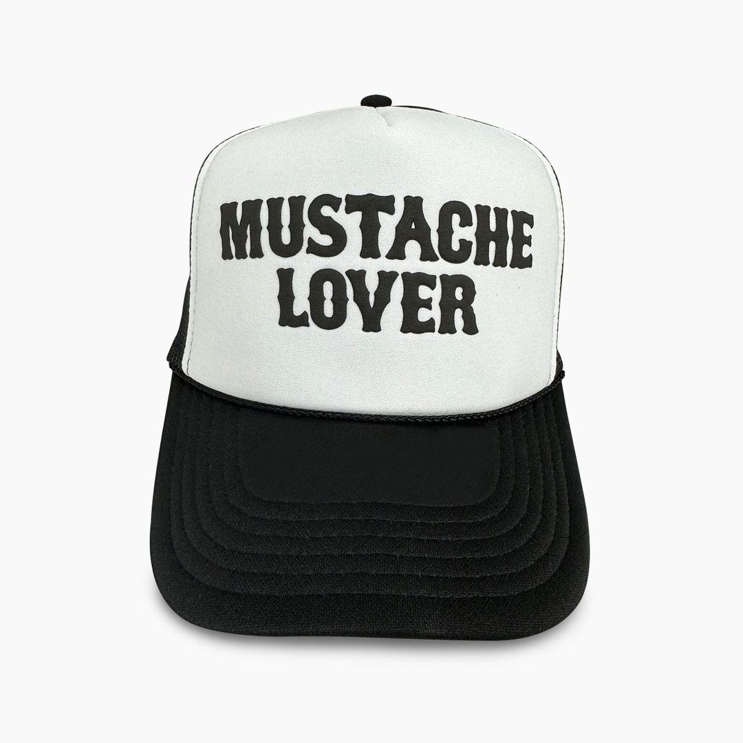 Mustache Lover Puff Print Hat, Mustache Lover Trucker Hats, Mustache ...