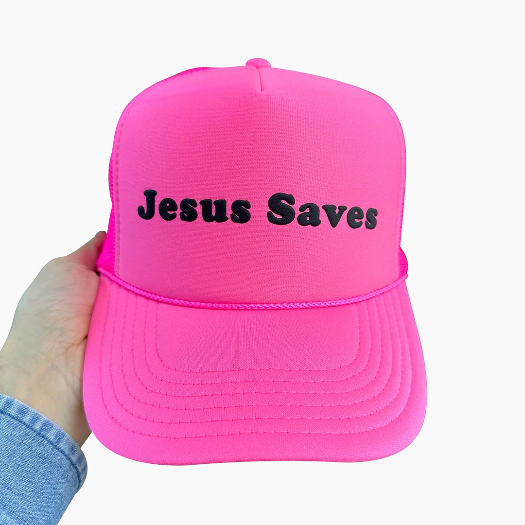 Jesus Saves Puff Print Trucker Hats, Jesus Saves Caps, Jesus Saves Hats ...