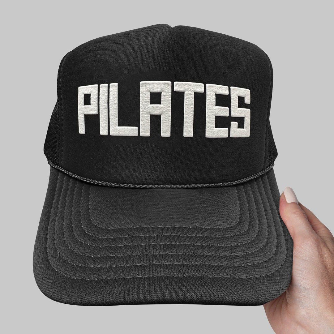 PILATES Puff Print Trucker Hat, Pilates Cap - Etsy
