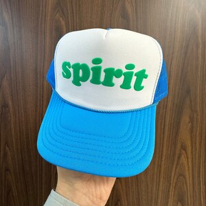 Spirit Hats, Spirts Puff Print Trucker Hat, Spirits Cap - Etsy