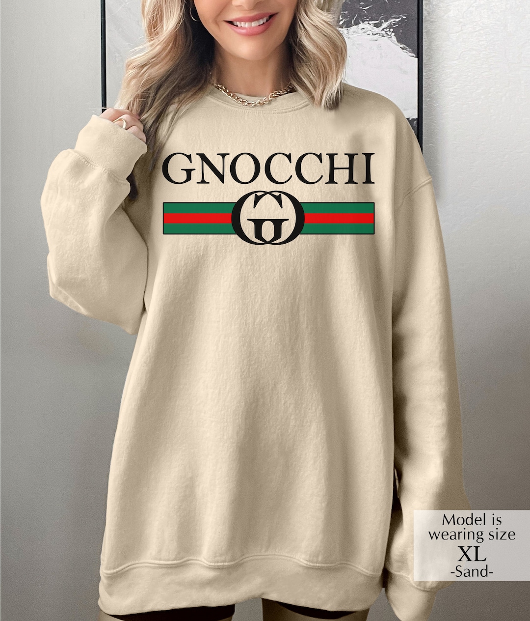 Gnocchi Sweatshirt, Pasta Sweatshirt, Italian Food Sweatshirt, Foodie ...