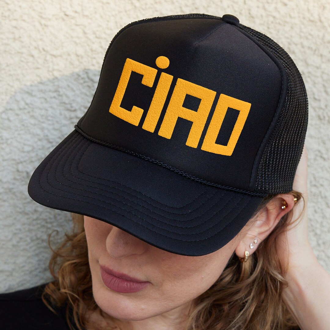 Ciao Foam Trucker Hat, Puff Print Ciao Hat, Ciao Hello Italy Hat, Ciao ...