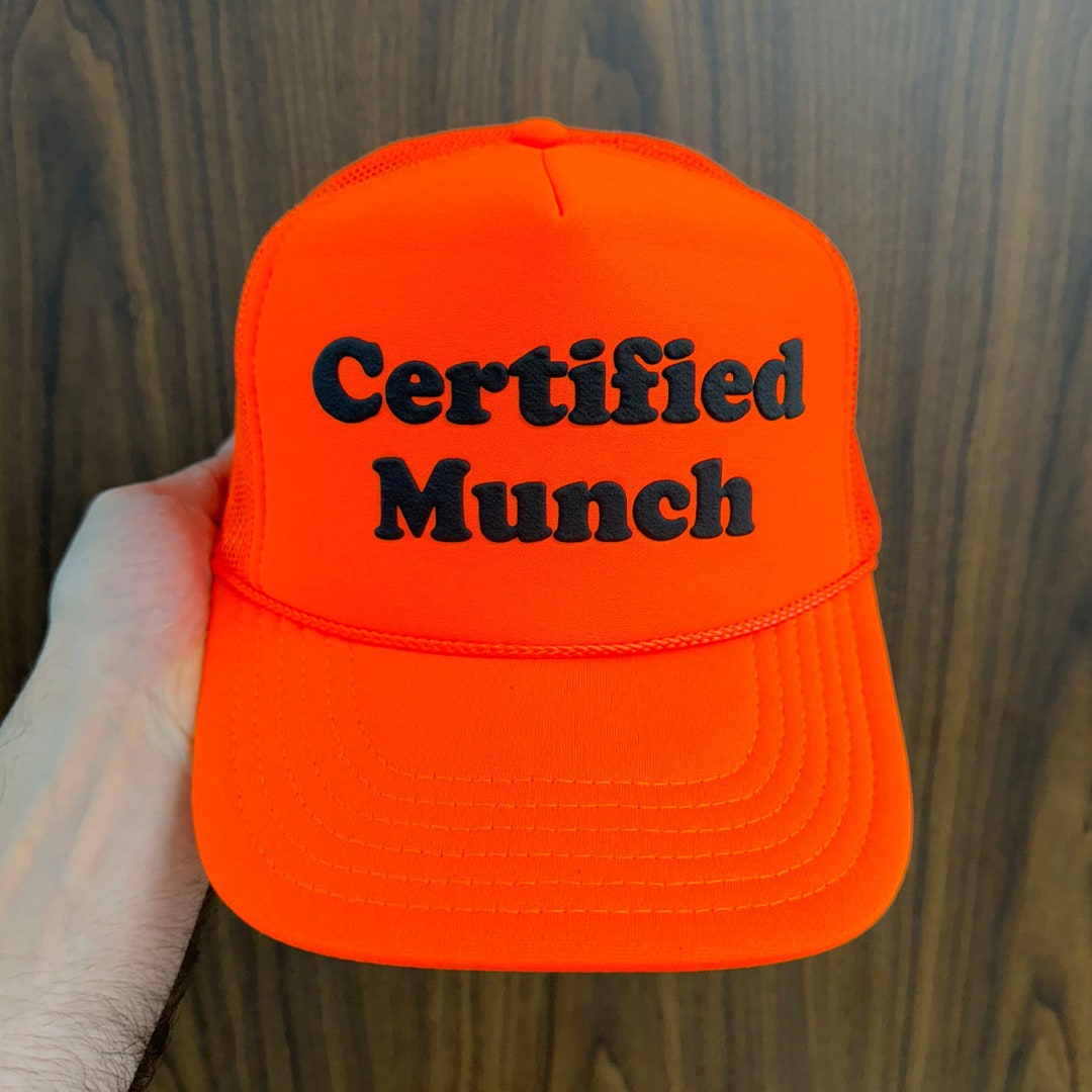 Certified Munch Puff Print Trucker Hat, Certified Munch Caps, Certified ...