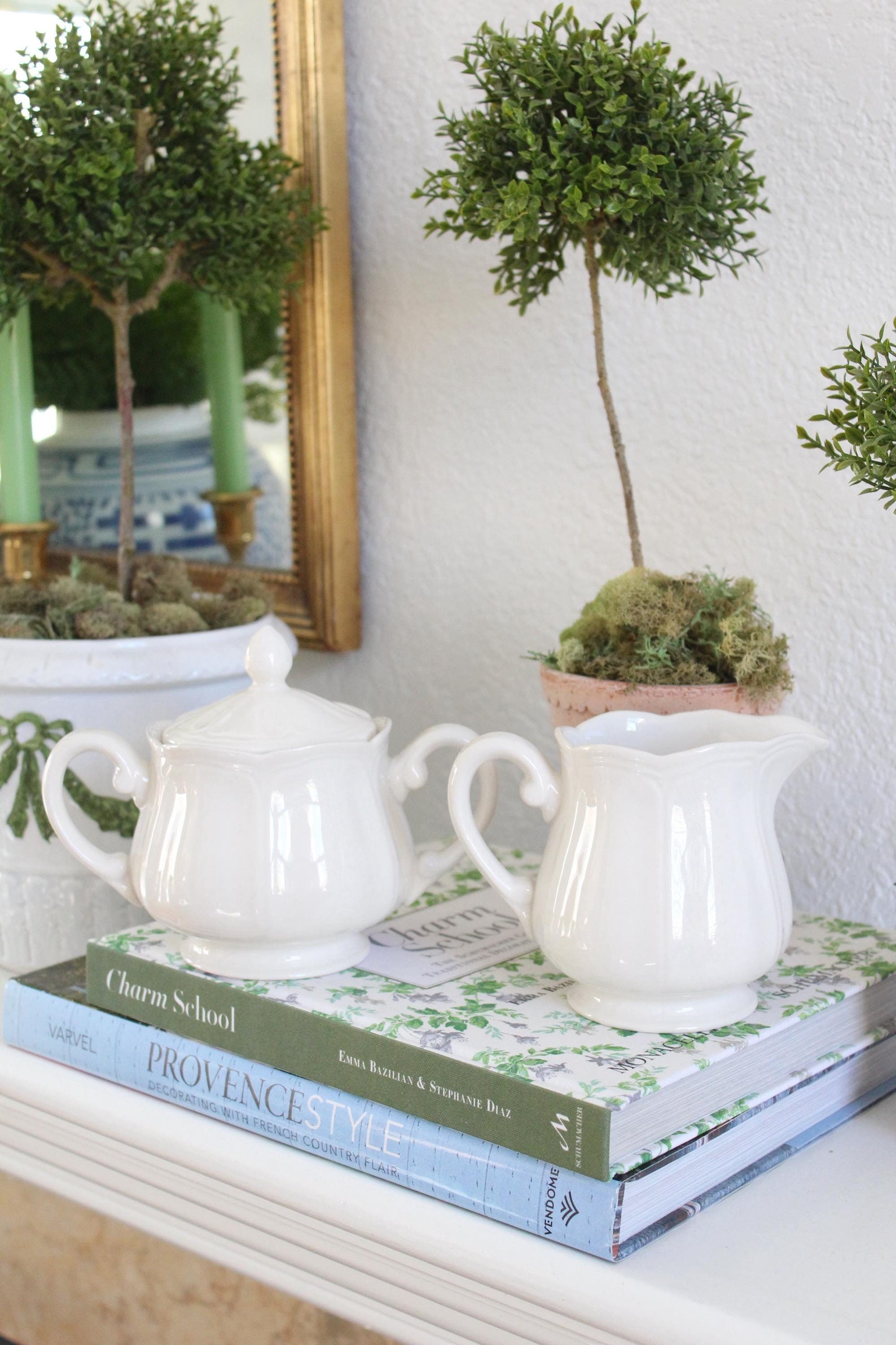 Vintage Ironstone Creamer & Sugar Set | Federalist | Traditional French ...