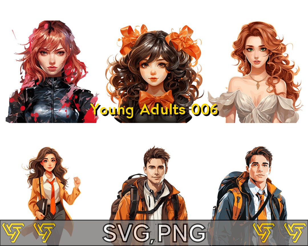 Teen/young Adult SVG Bundle 006 12 Trendy Designs With 300 - Etsy