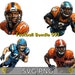 Football Clipart Bundle 003 | 8 Designs in Each Football SVG Bundle and ...