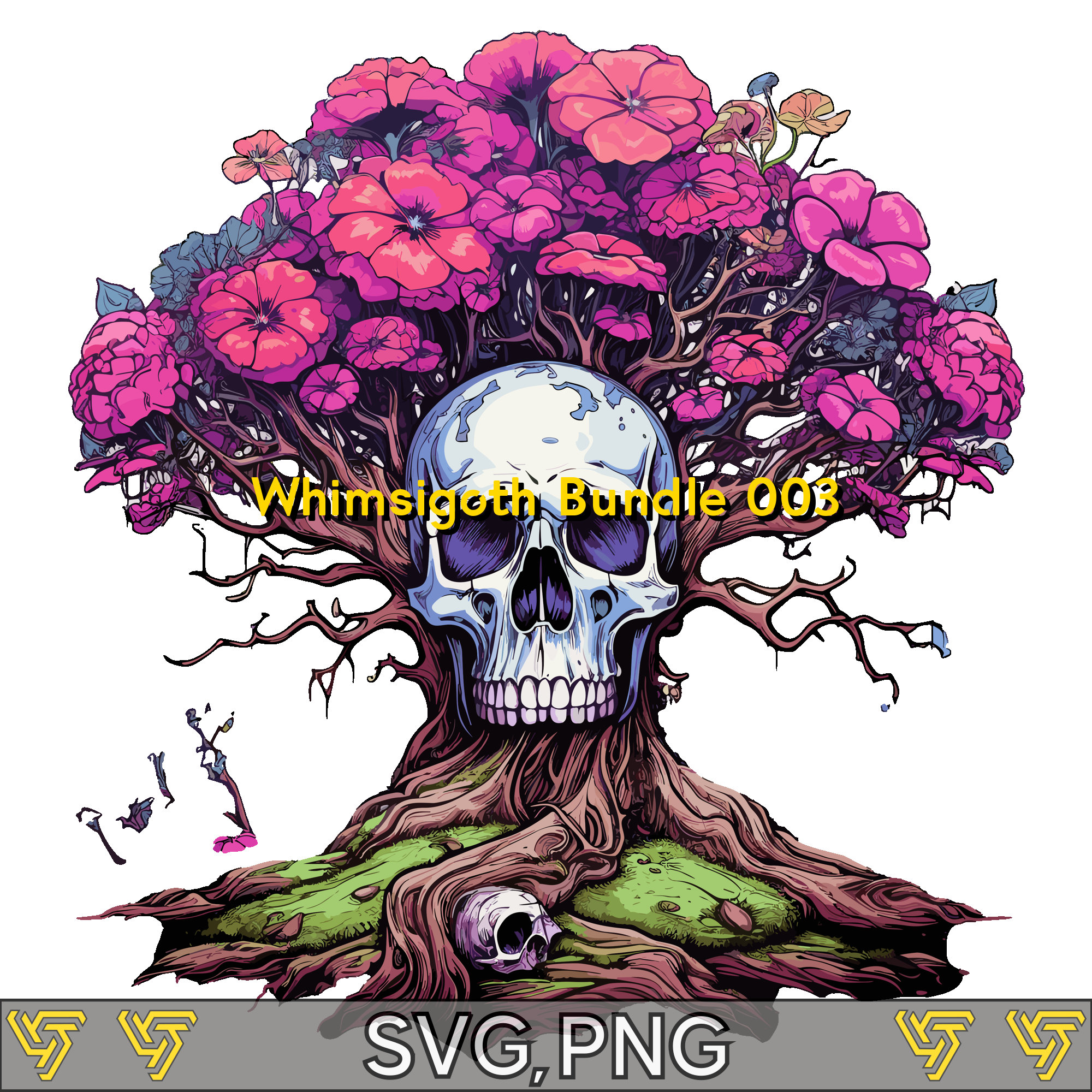 Whimsigoth Clipart Bundle 003 6 PNG and 6 SVG Instant - Etsy