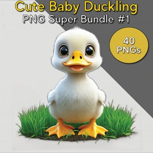 Cute Baby Ducks PNG Bundle #1 - Instantly Download Your Sublimation ...