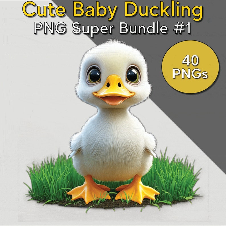 Cute Baby Ducks PNG Bundle #1 - Instantly Download Your Sublimation ...