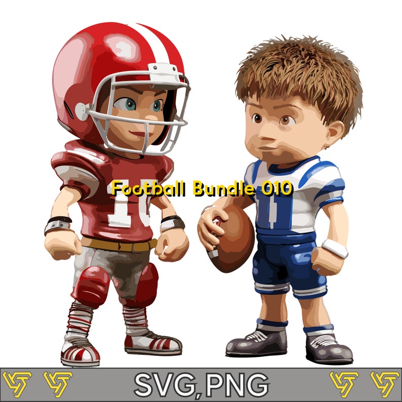 Football Clipart Bundle 010 | 6 Designs in Each Football SVG Bundle and ...