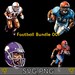 Football Clipart Bundle 001 | 8 Designs in Each Football SVG Bundle and ...