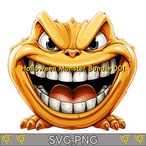 Halloween Monster Clipart Bundle 001 With 6 Designs in Our SVG Bundle ...