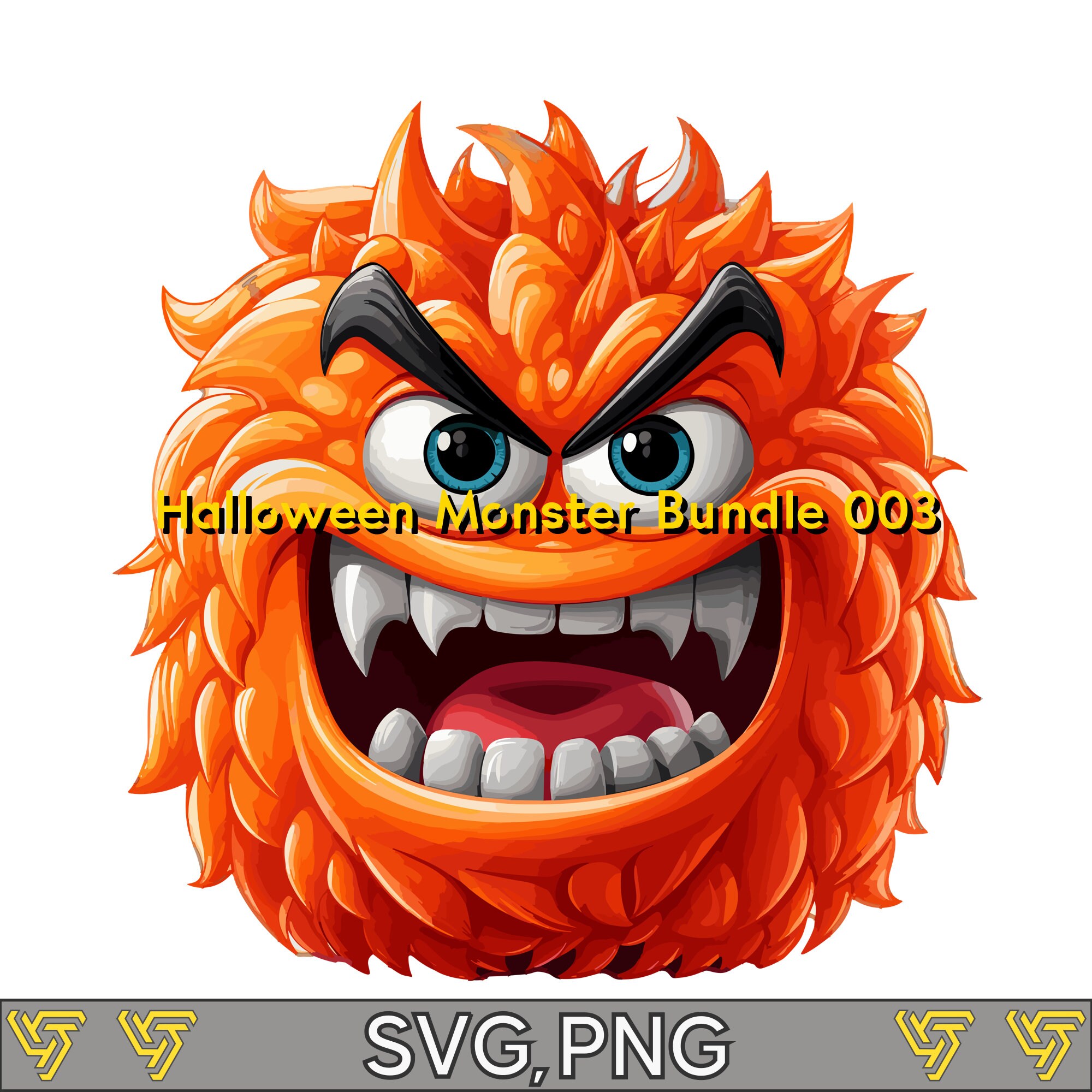 Halloween Monster Clipart Bundle 003 With 6 Designs in Our SVG Bundle ...