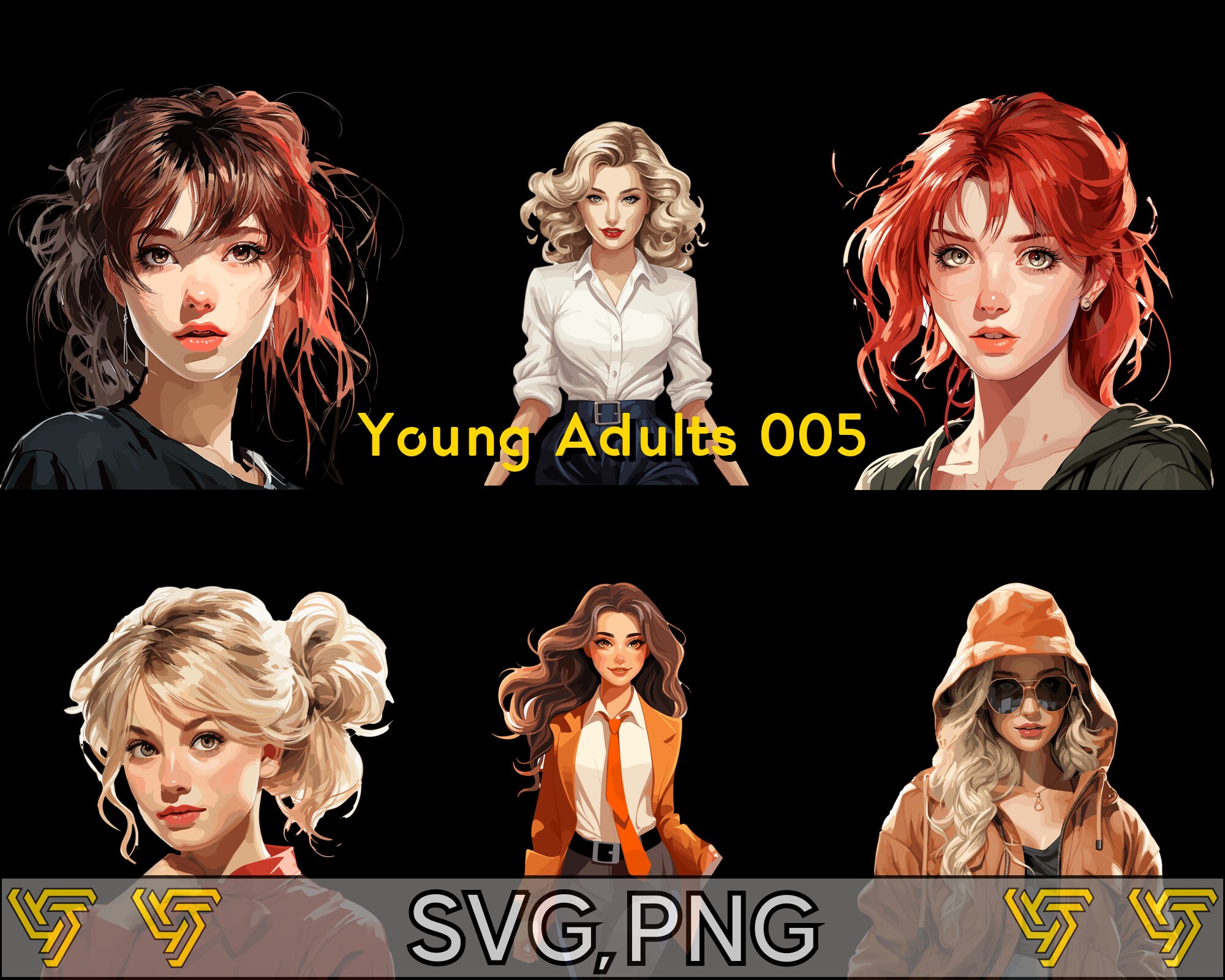 Teen/young Adult SVG Bundle 005 12 Trendy Designs With 300 DPI ...