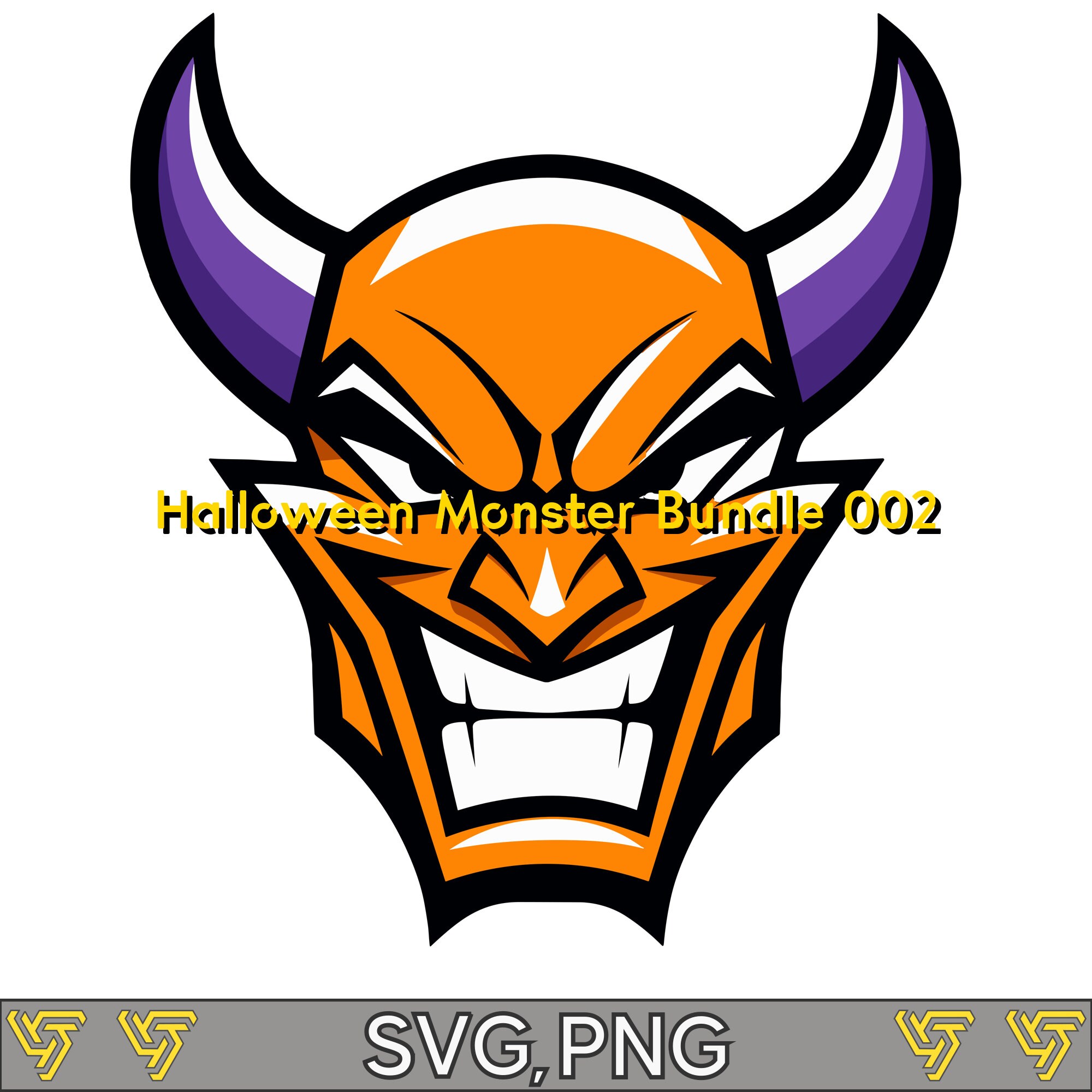 Halloween Monster Clipart Bundle 002 With 6 Designs in Our SVG Bundle ...