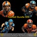 Football Clipart Bundle 003 | 8 Designs in Each Football SVG Bundle and ...