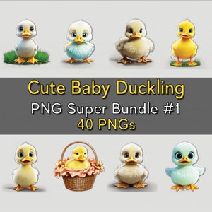 Cute Baby Ducks PNG Bundle #1 - Instantly Download Your Sublimation ...