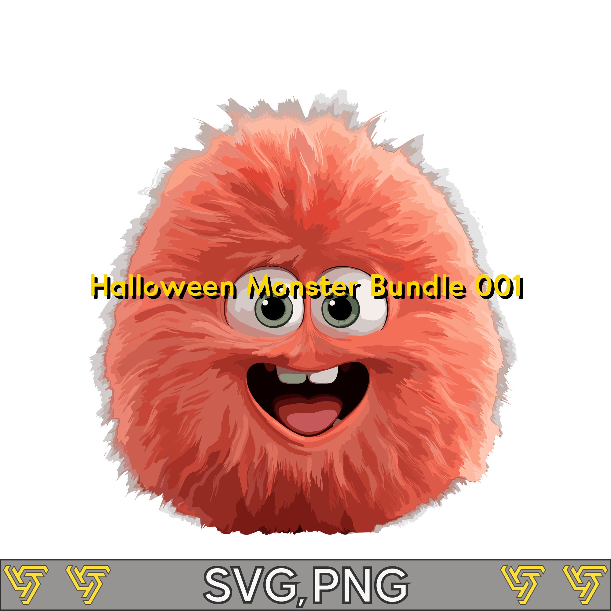Halloween Monster Clipart Bundle 001 With 6 Designs in Our SVG Bundle ...