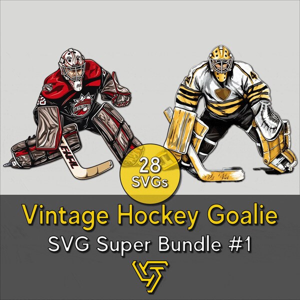 Hockey Goalie Svg - Etsy
