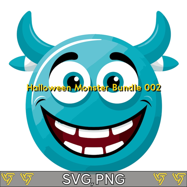 Halloween Monster Clipart Bundle 002 With 6 Designs in Our SVG Bundle ...