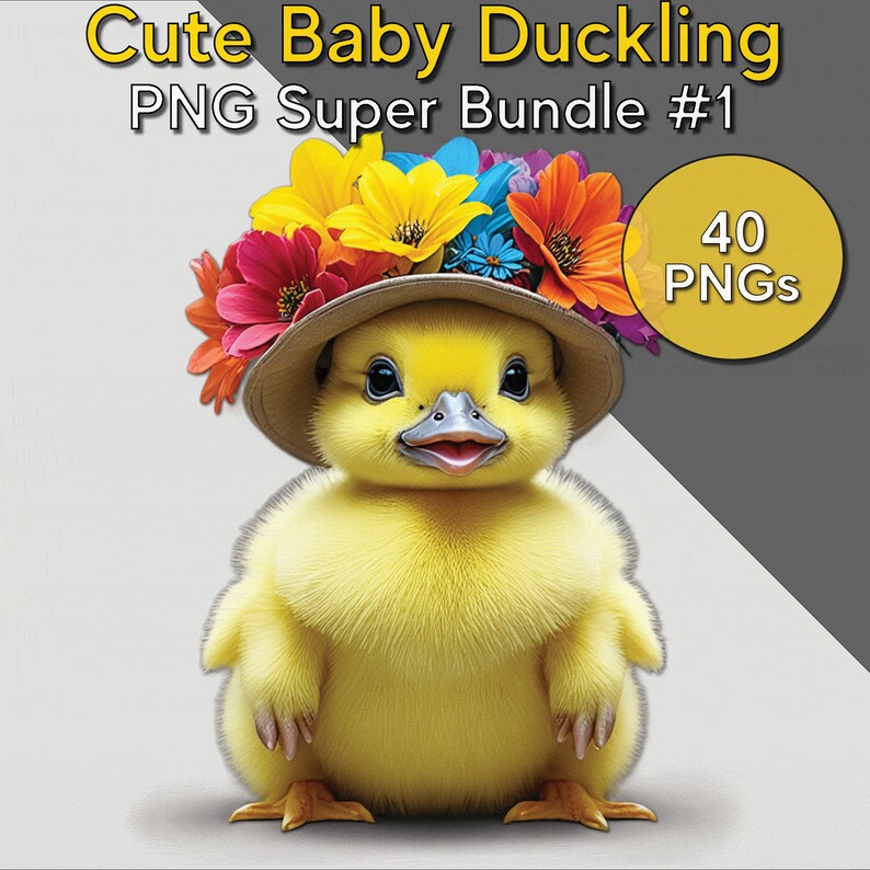 Cute Baby Ducks PNG Bundle #1 - Instantly Download Your Sublimation ...