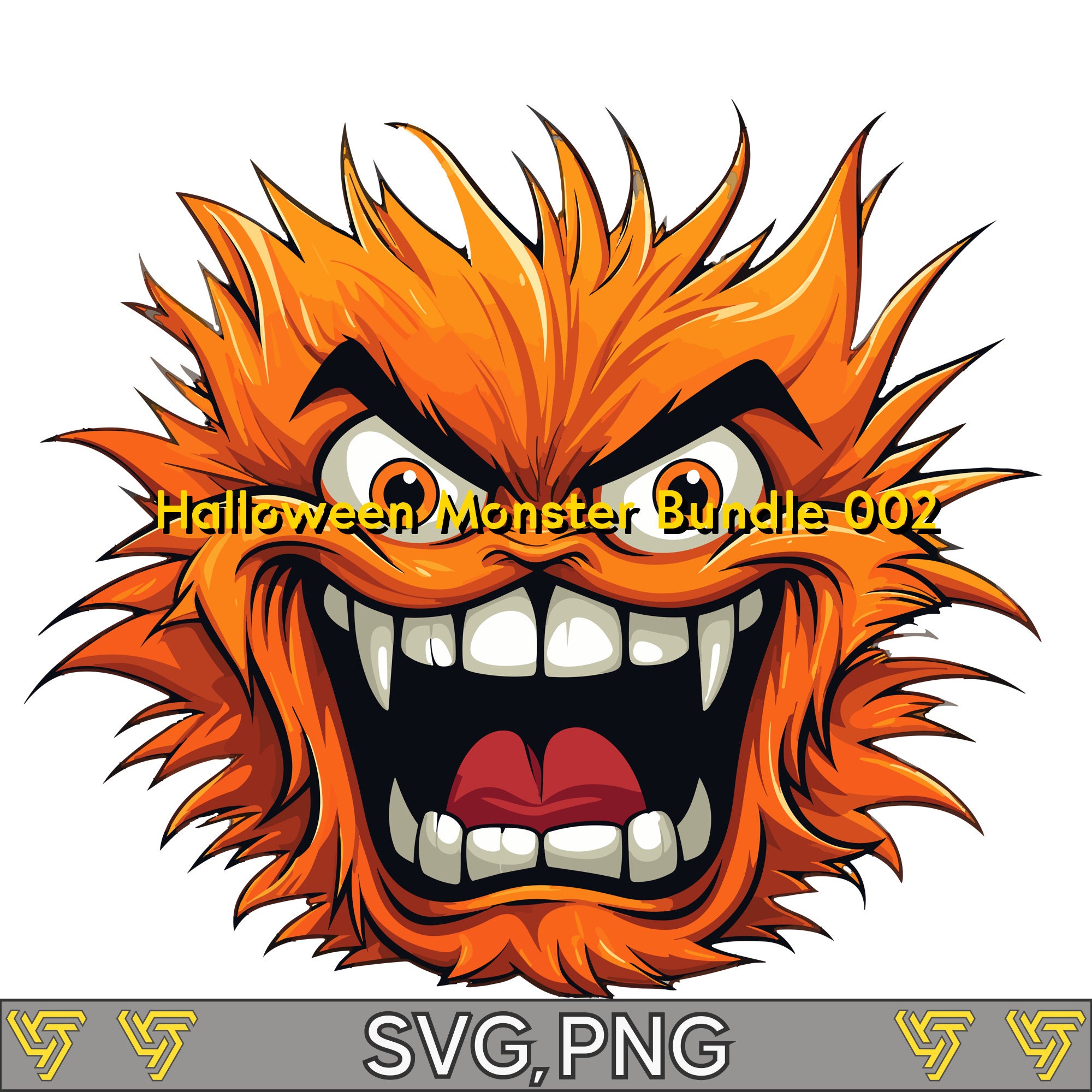 Halloween Monster Clipart Bundle 002 With 6 Designs in Our SVG Bundle ...