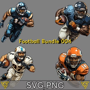 Football Clipart Bundle 004 8 Designs in Each Football SVG Bundle and ...