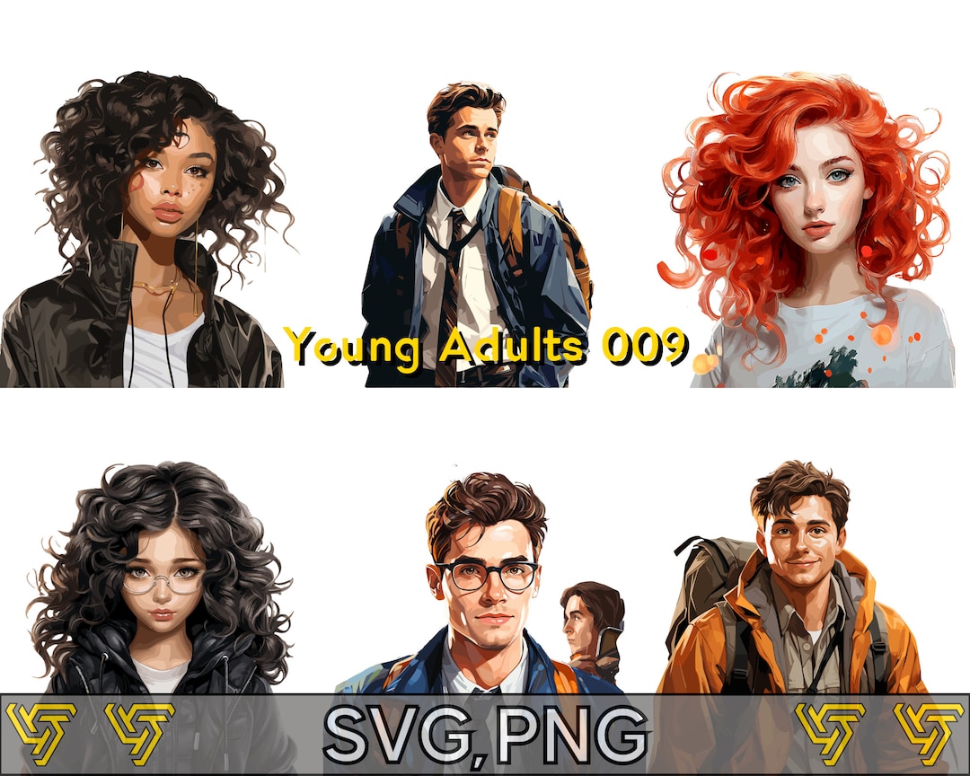 Teen/young Adult SVG Bundle 009 12 Trendy Designs With 300 - Etsy