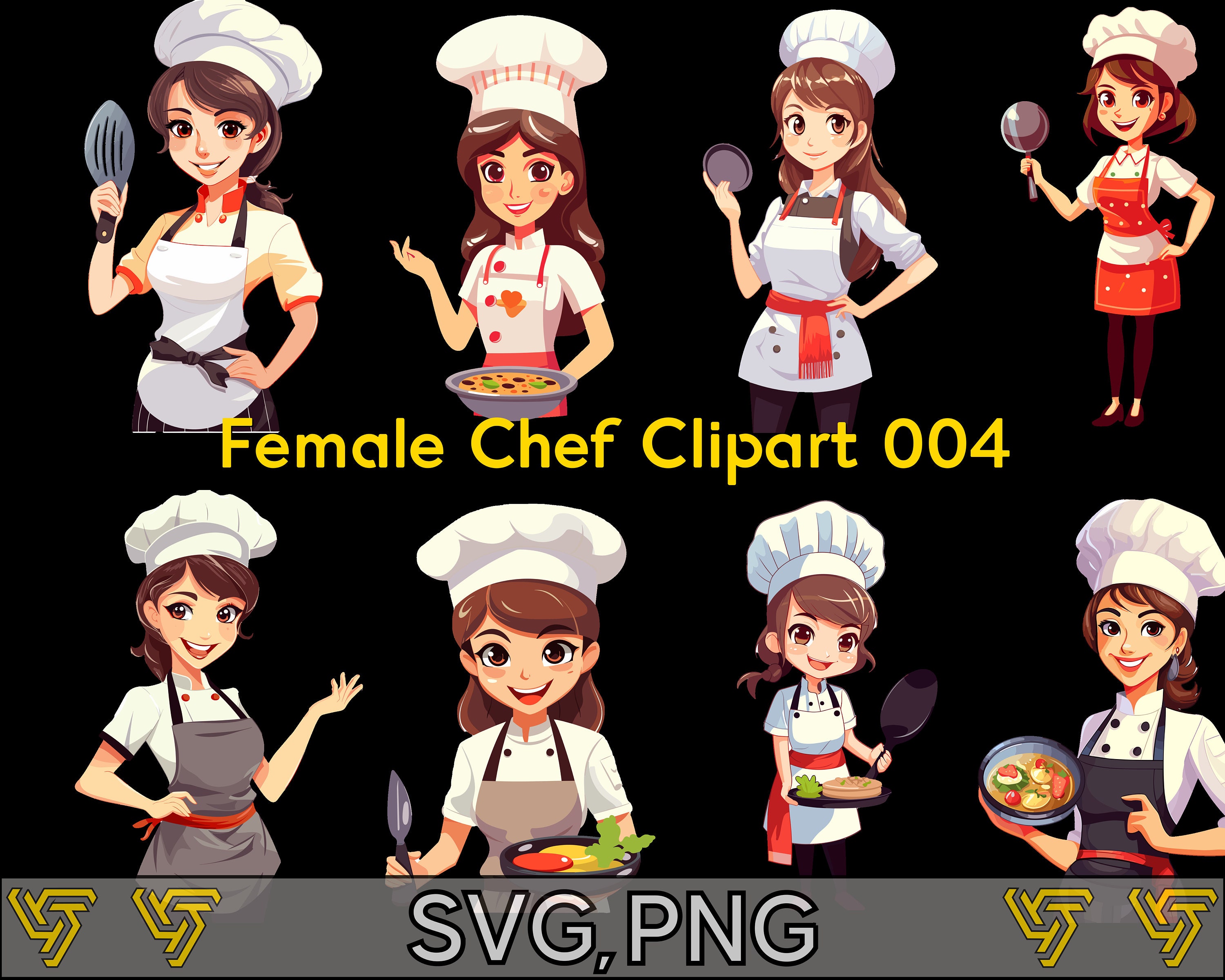 Girl Chef Clipart Png