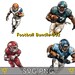 Football Clipart Bundle 002 | 8 Designs in Each Football SVG Bundle and ...