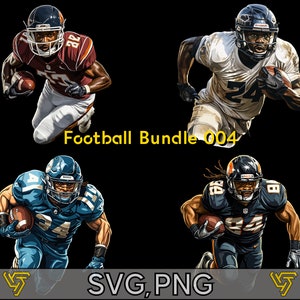 Football Clipart Bundle 004 8 Designs in Each Football SVG Bundle and ...