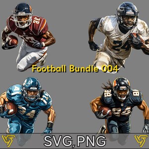 Football Clipart Bundle 004 8 Designs in Each Football SVG Bundle and ...