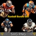 Football Clipart Bundle 003 | 8 Designs in Each Football SVG Bundle and ...