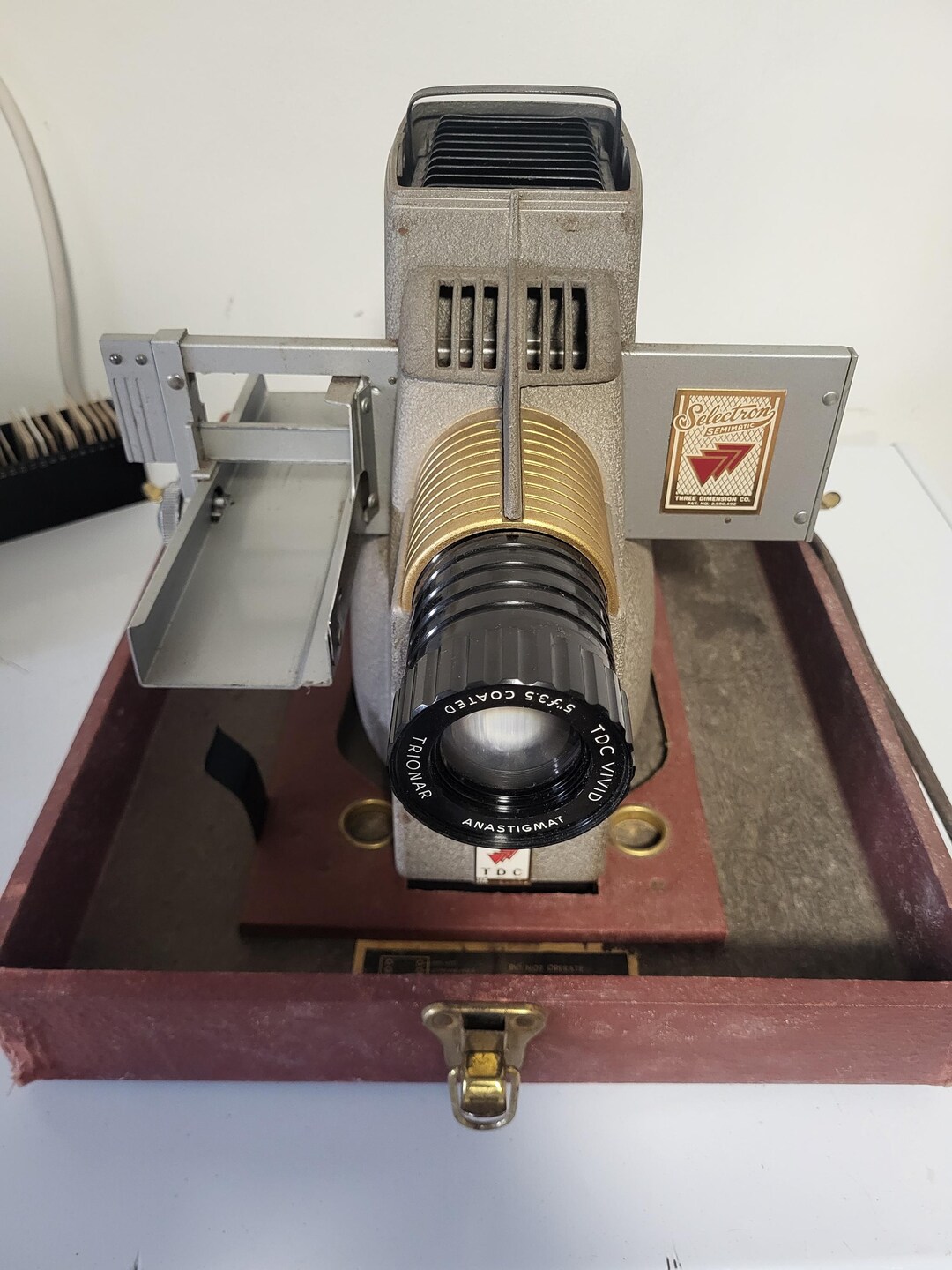 Vintage Slide Projector TDC SELECTRON. - Etsy