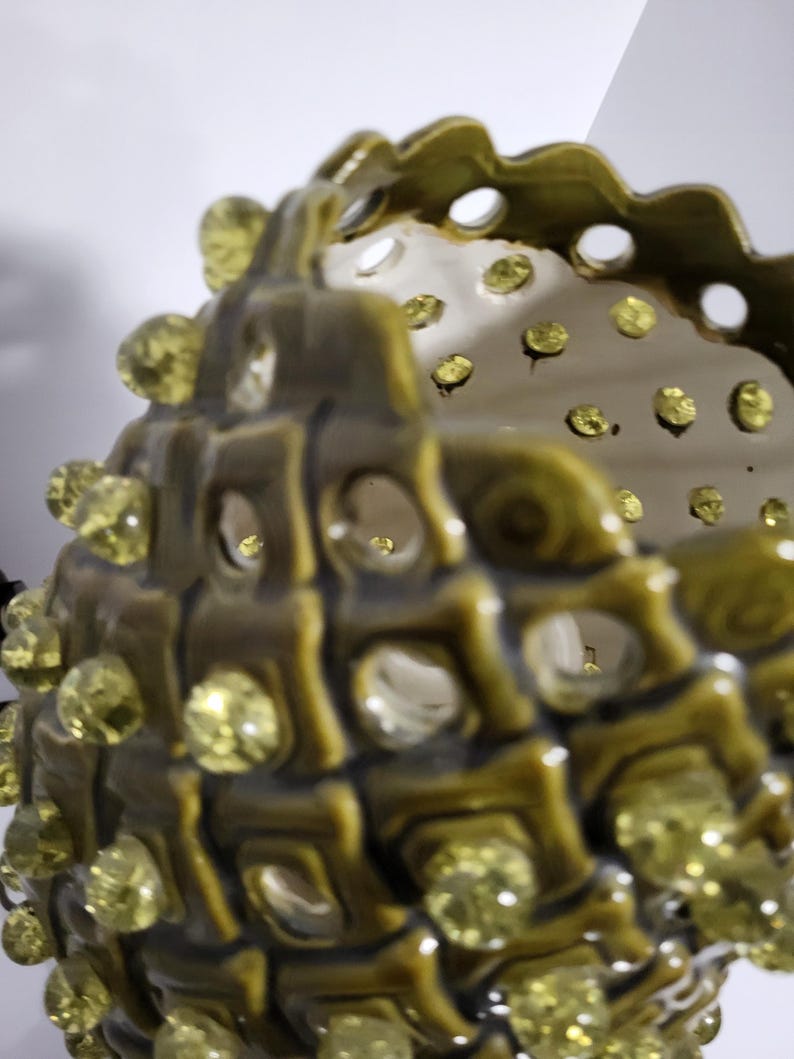 Vintage Pineapple Lamp. Tested and It Works! - Etsy