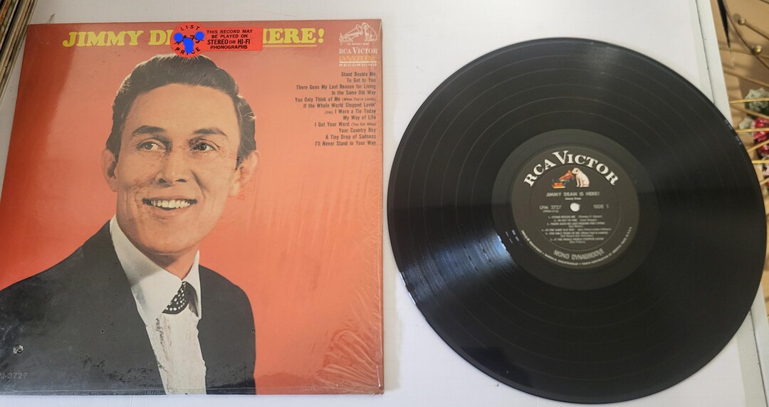 Jimmy Dean Media | Jimmy Dean is Here! Vintage Record. - Etsy