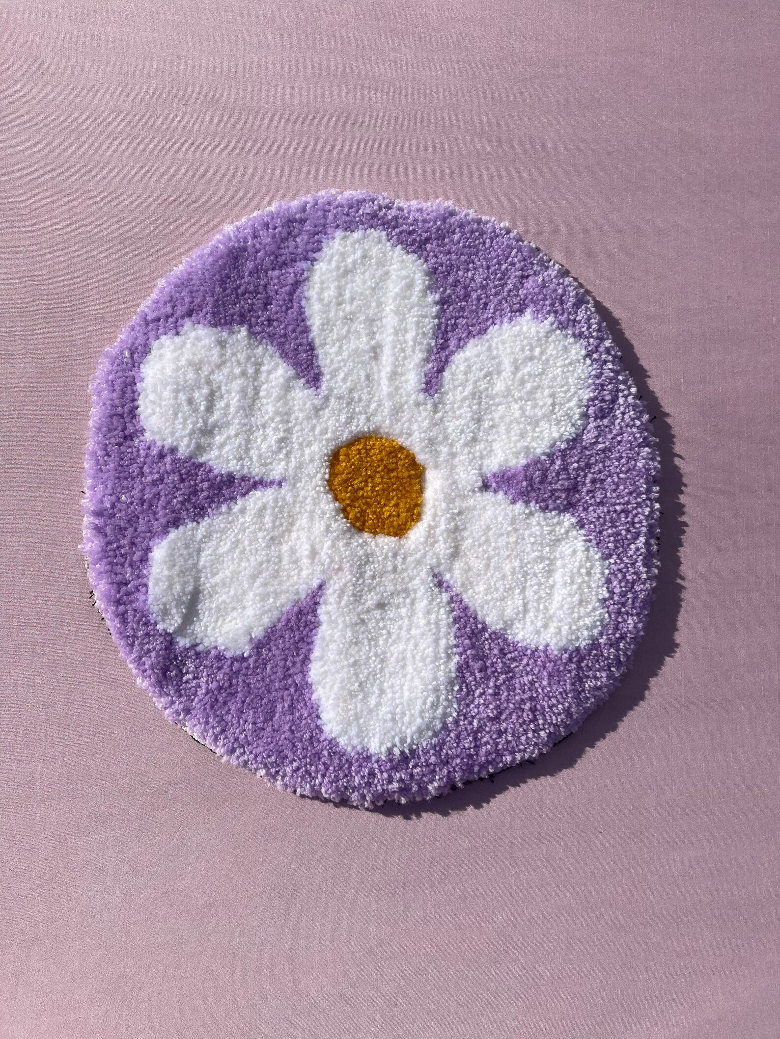 Tufted Daisy Flower Rug - Etsy