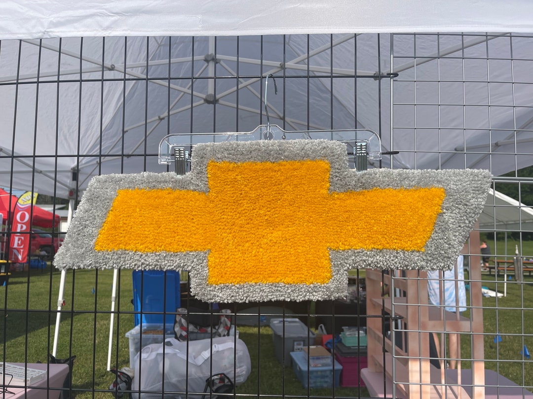 Tufted Chevy Rug - Etsy