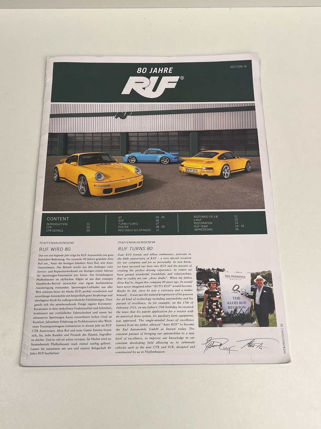 Original RUF Porsche Newspaper / Magazine - Etsy