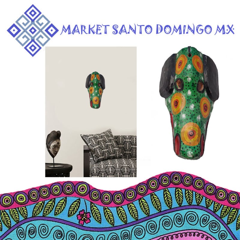 Dominican Mask - Etsy