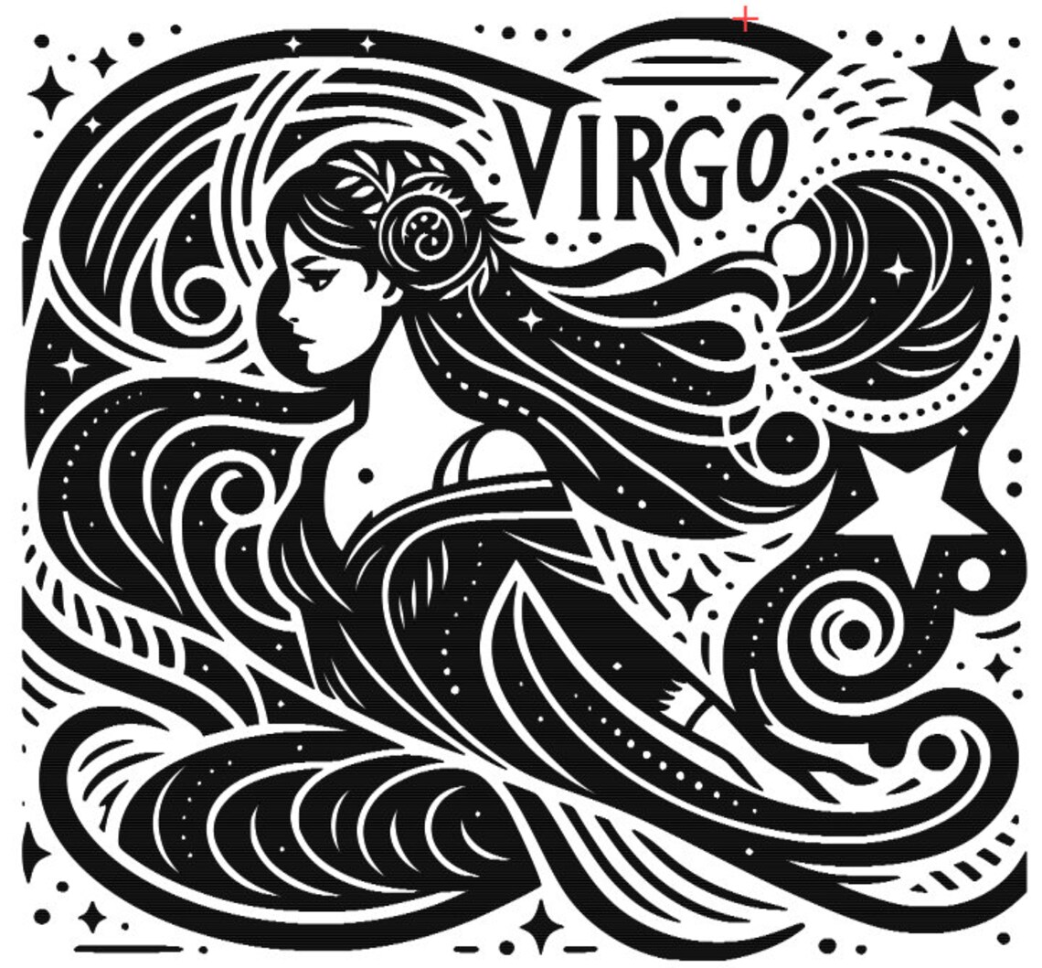 20x Virgo, Virgo Zodiac Laser Cut Files - Etsy