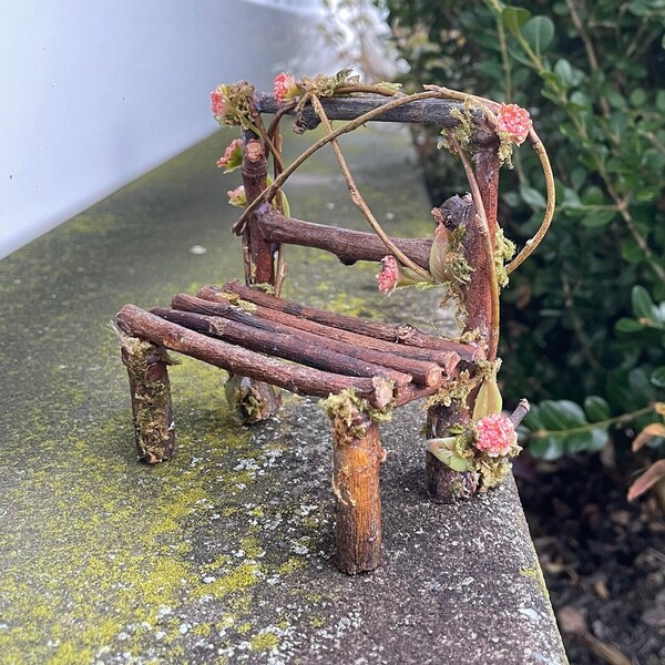 Fairy Garden Bench - Etsy