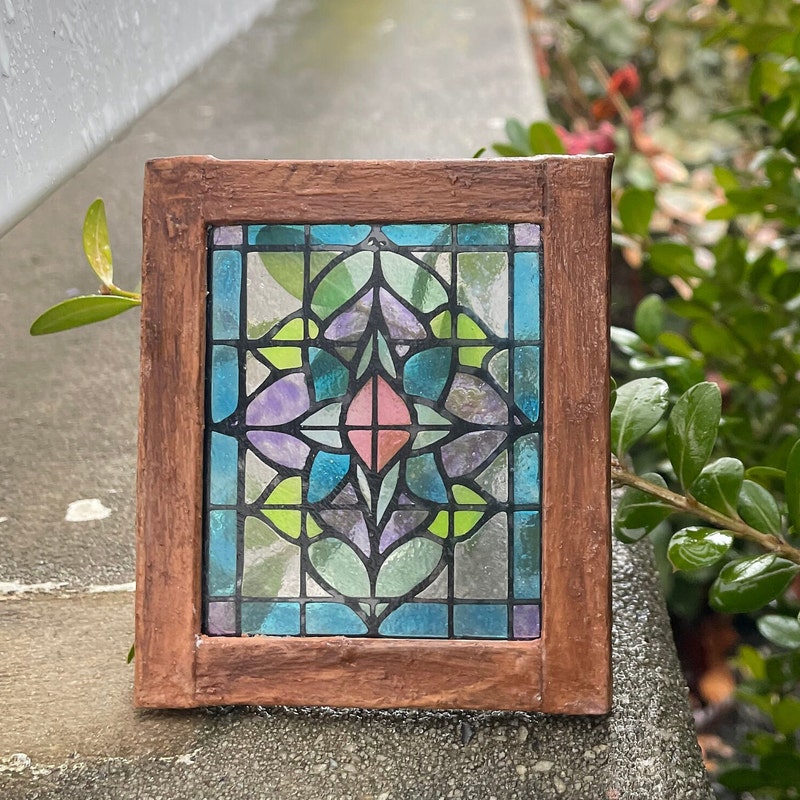 Miniature Stained Glass Window - Etsy