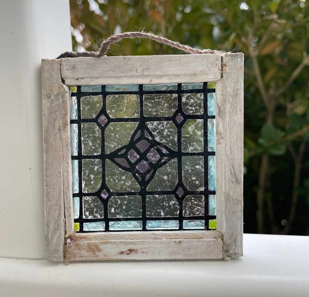 Stained-glass Window, Handmade Miniature, Dollhouse Window, Miniature ...