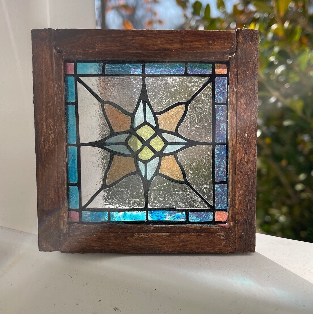 Stained-glass Window, Handmade Miniature, Dollhouse Window, Miniature ...
