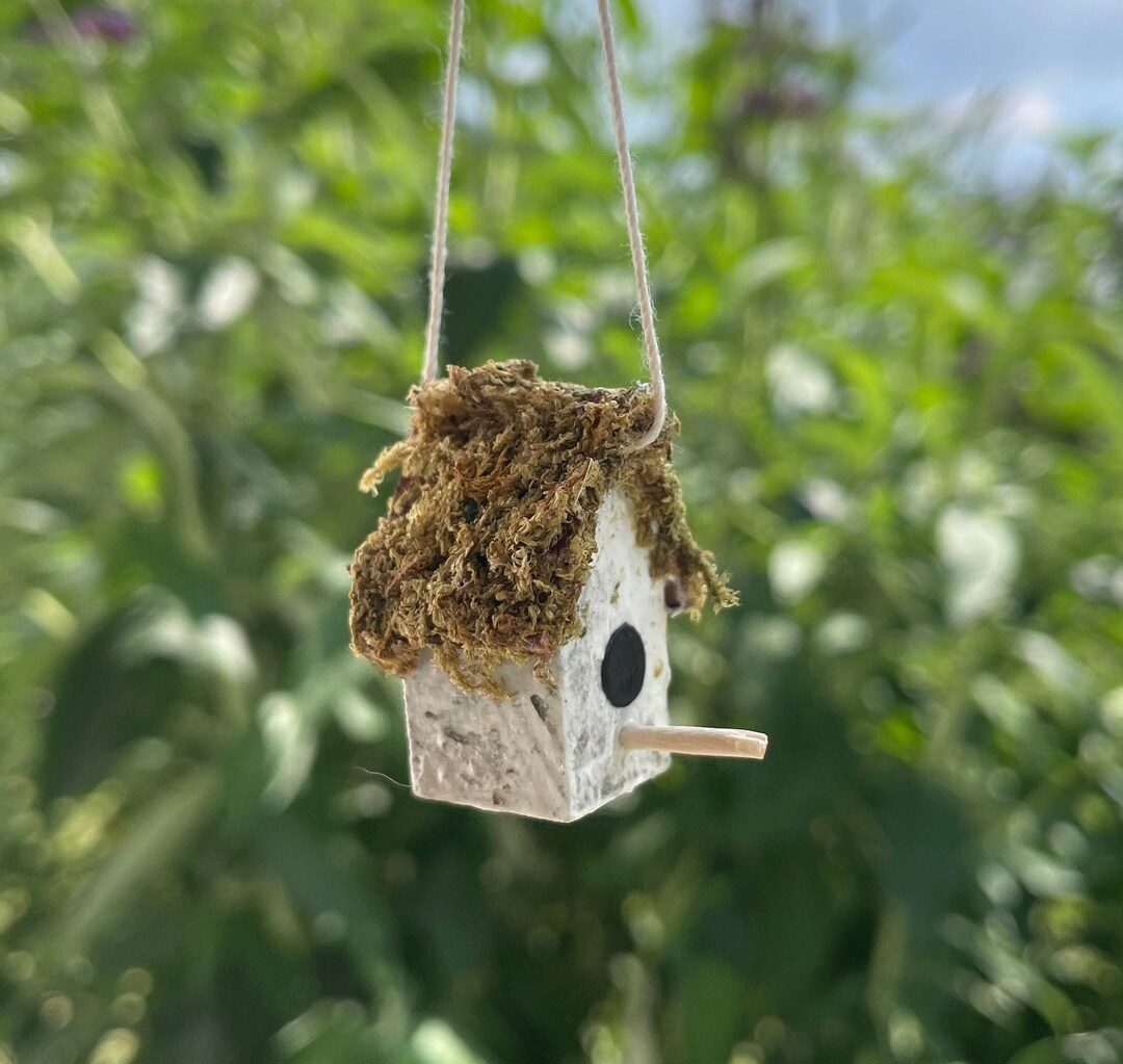 Handmade Miniature Birdhouse for Dollhouse or Indoor Fairy Garden. - Etsy