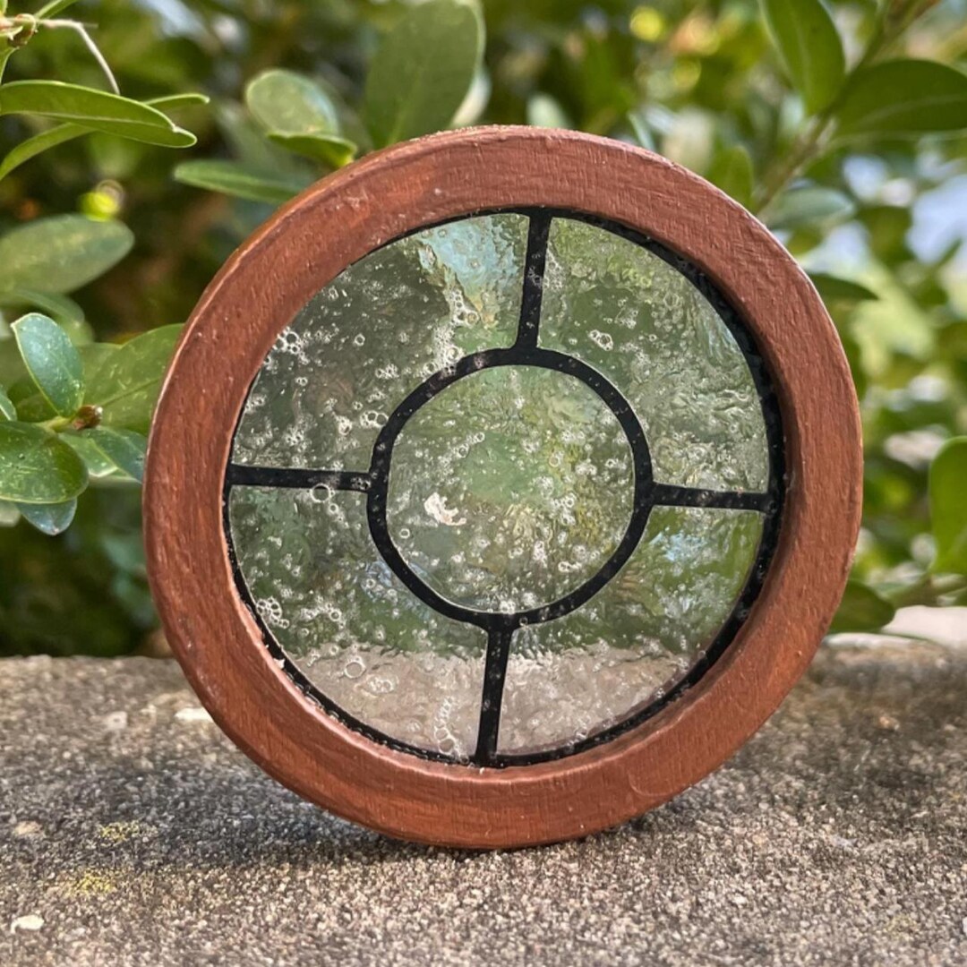 Handmade Miniature Round Window, Dollhouse Fairy Garden Supply - Etsy