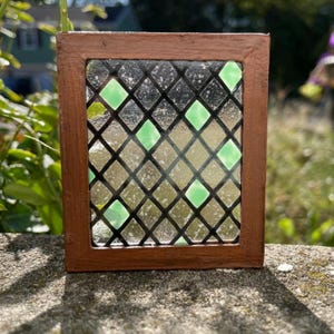 Stained-glass Look Window, Handmade Miniature, Dollhouse Window ...