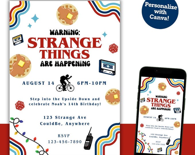 Hopper Strange Things, Funny Birthday Card, Funny Greetings Card, Hoppy ...