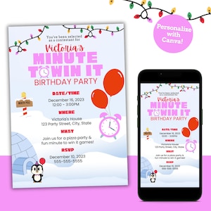 A Merry Happy Birthday Minute to Win It Holiday Celebration ...